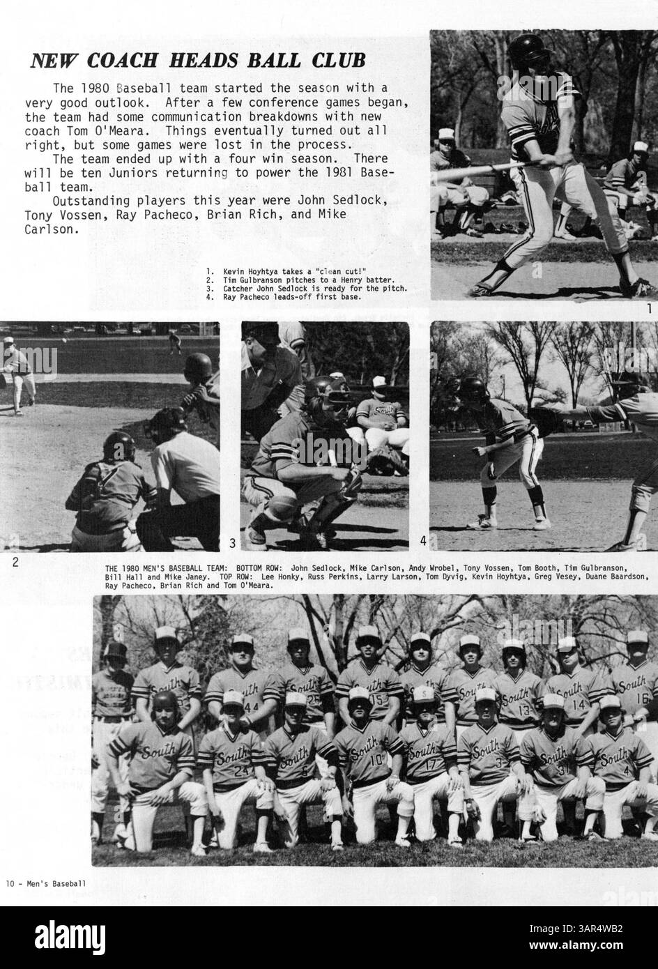 The 1980 South High Yearbook offers a glimpse into the students ...
