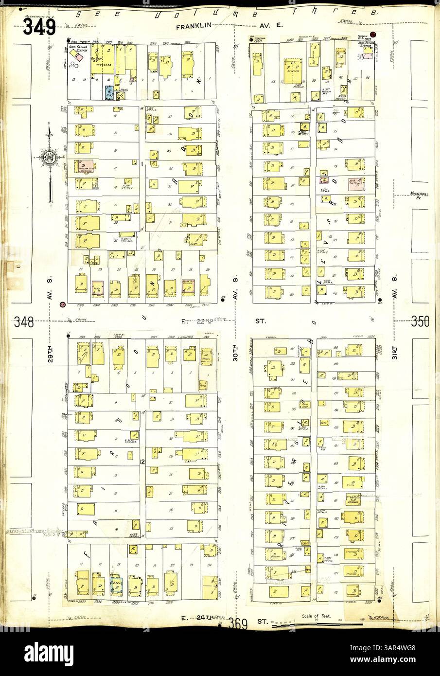 Sanborn Insurance Maps Volume 4 document Minneapolis's growth from 1912 ...