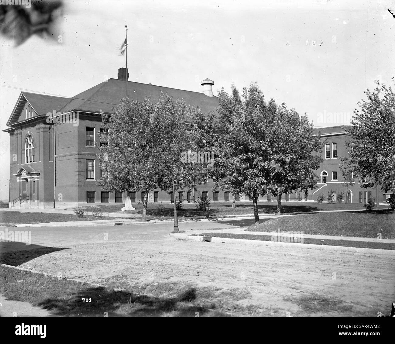McKinley School, shown in this historical photo, features the exterior ...