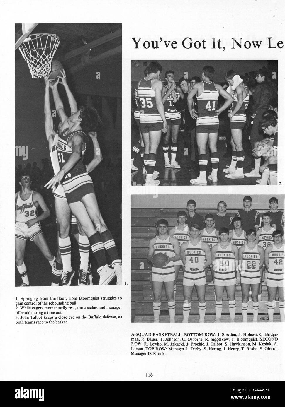 The 1971 'Villager' yearbook features students, teachers, athletics ...