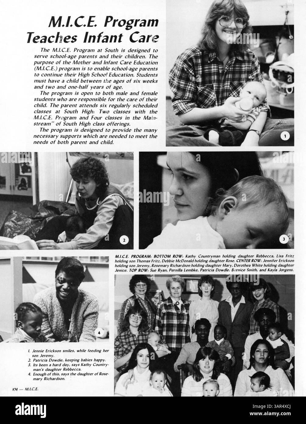 The 1981 South High Yearbook highlights significant school events ...