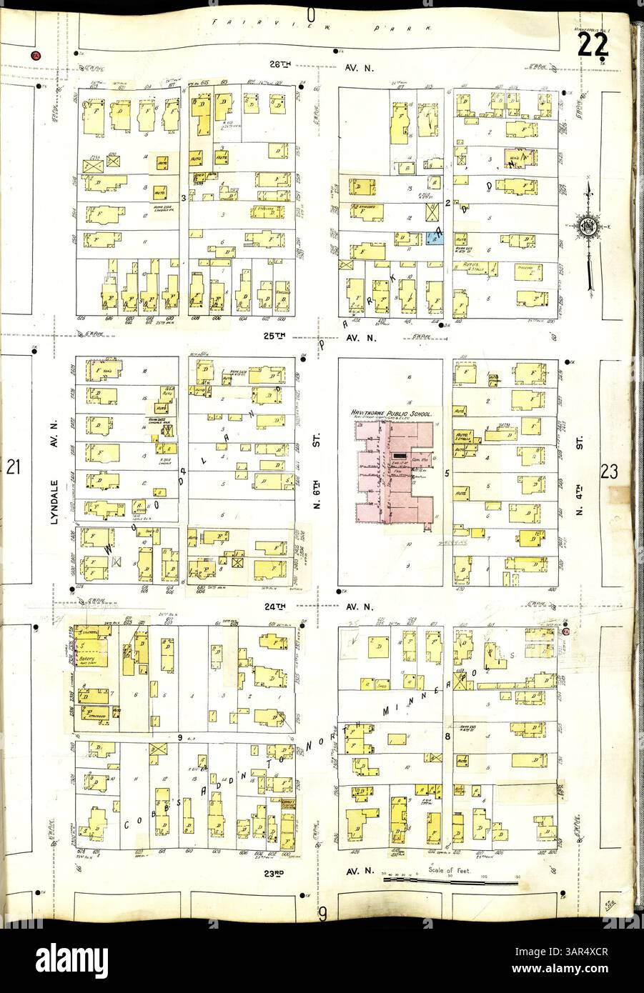 This collection of Sanborn Insurance Maps from Minneapolis, Volume 1 ...