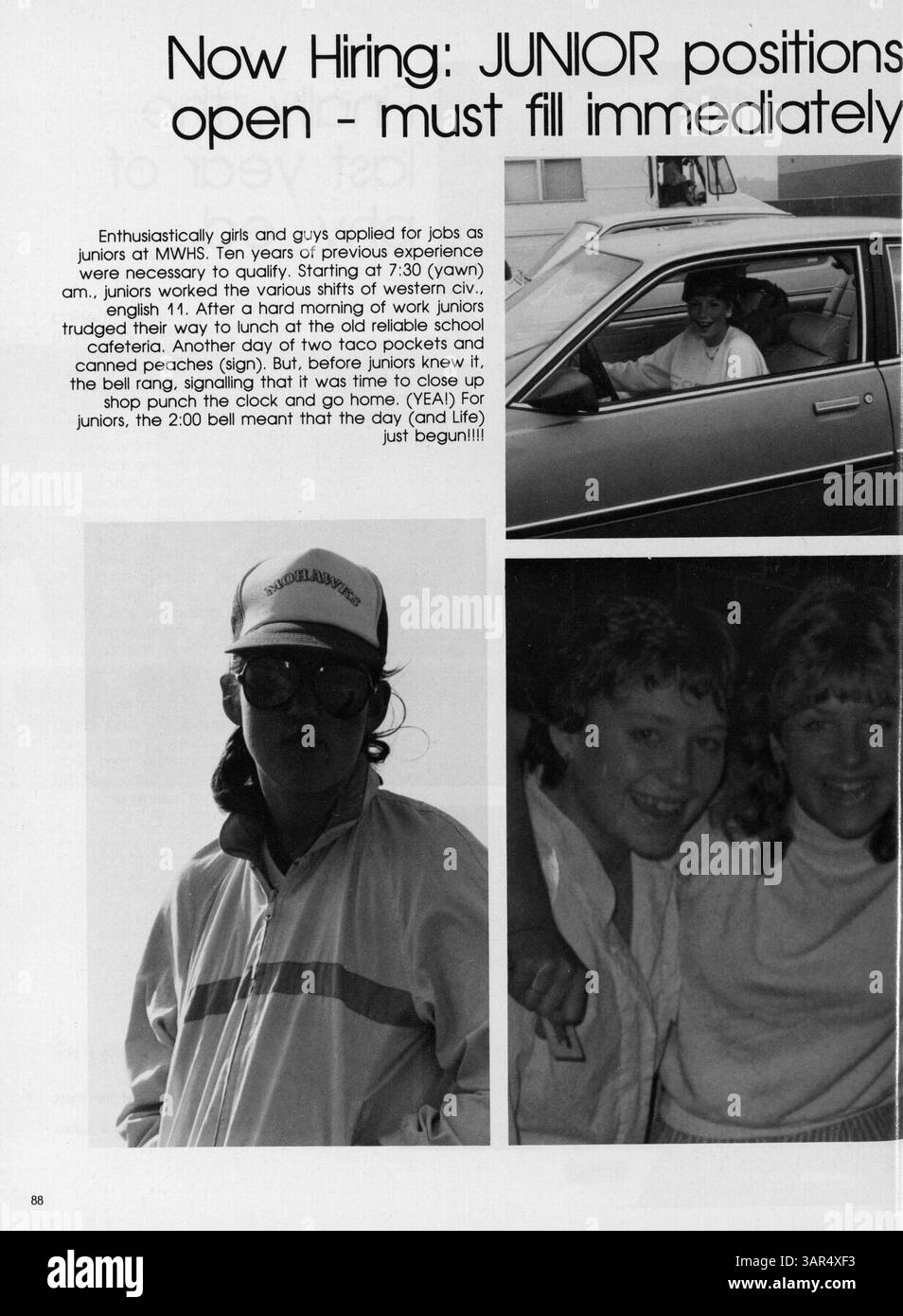 The 1984 'Red Hot 84' yearbook from Mound-Westonka High School features ...