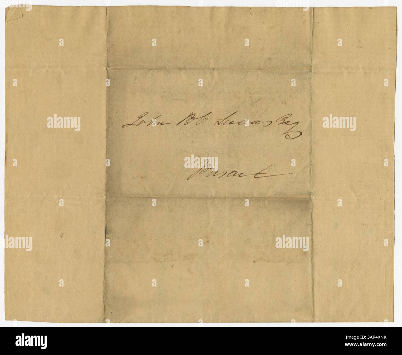 Charles Lucas writes to his father from St. Louis, discussing his ...