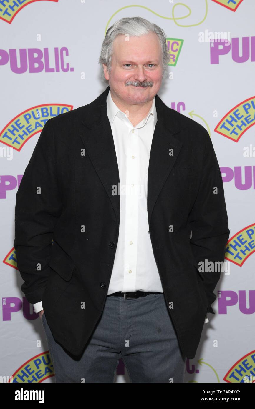 New York, USA. 16th Apr, 2025. John Ellison Conlee attends opening night of "Glass. Kill. What ...