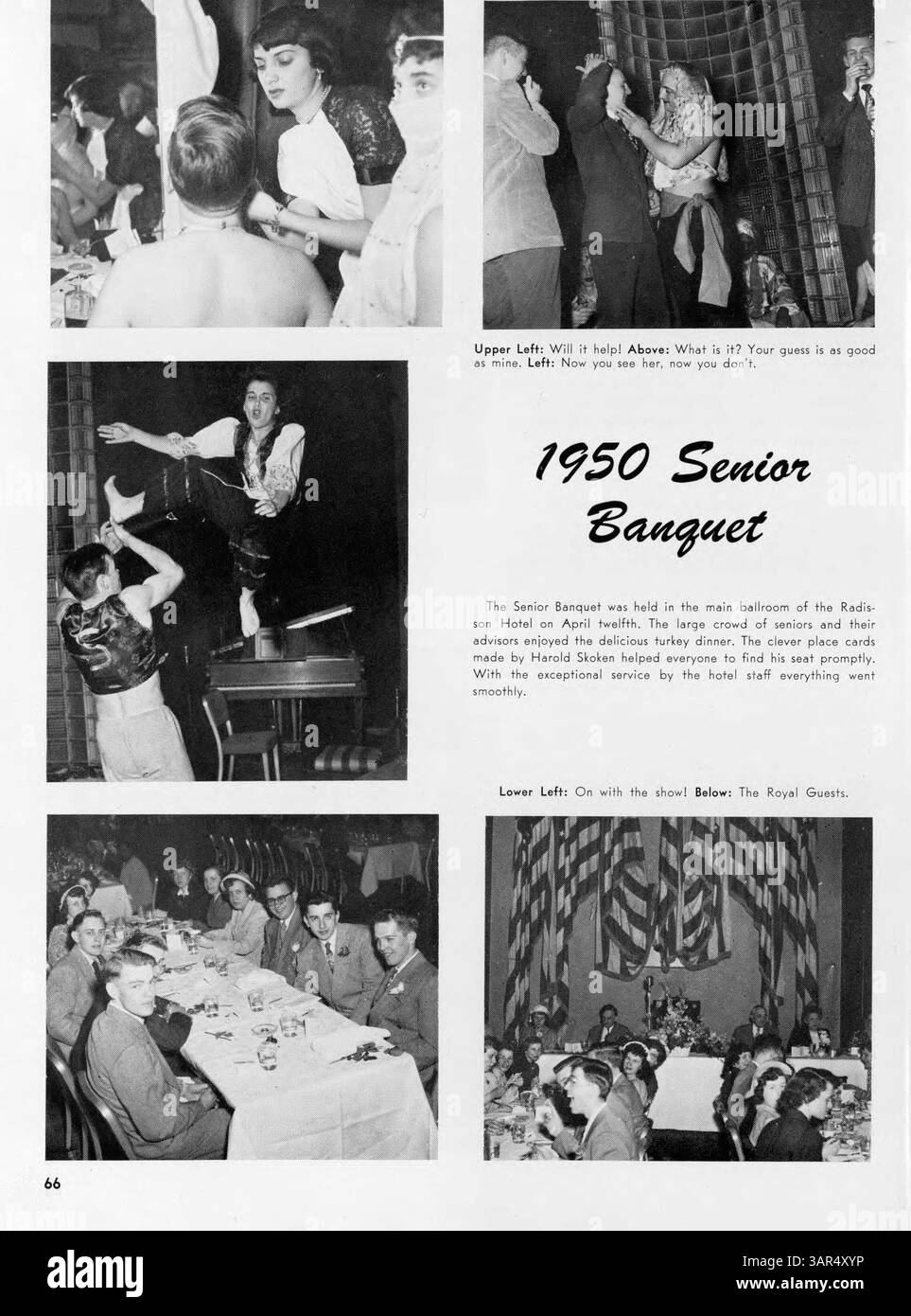 The 'Tiger' yearbook from 1950 documents South High's students, faculty, clubs, sports, and ...