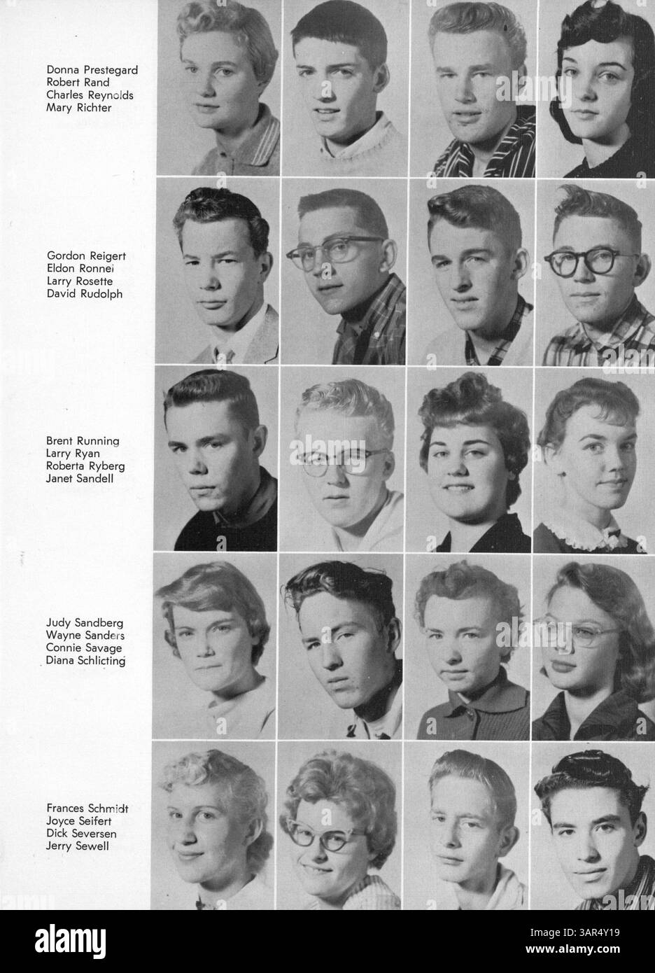 The 1958 Bloomington High yearbook, Bear, captures student life ...