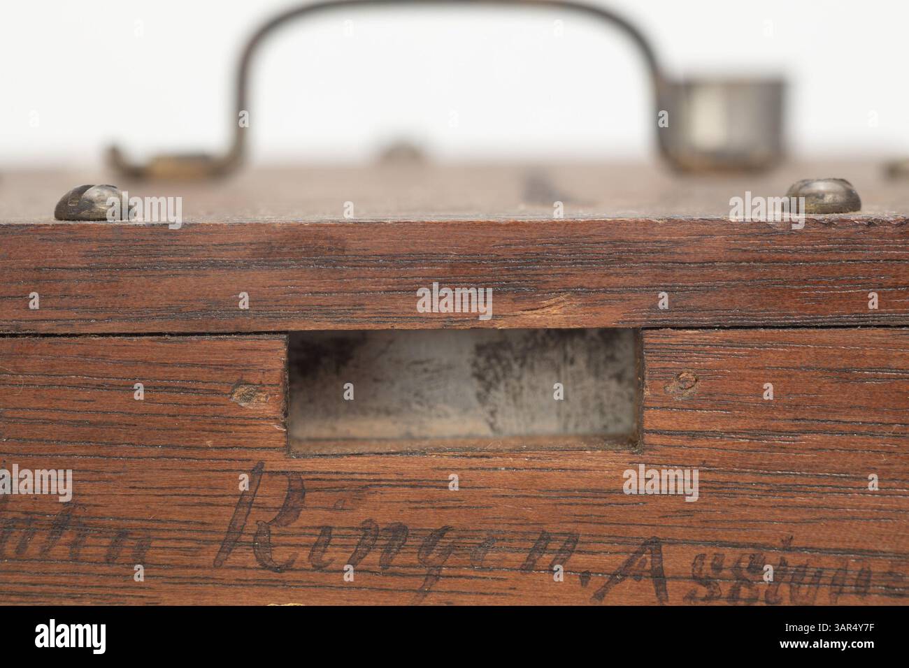 The 1867 patent model designed by David Saunderson illustrates a ...