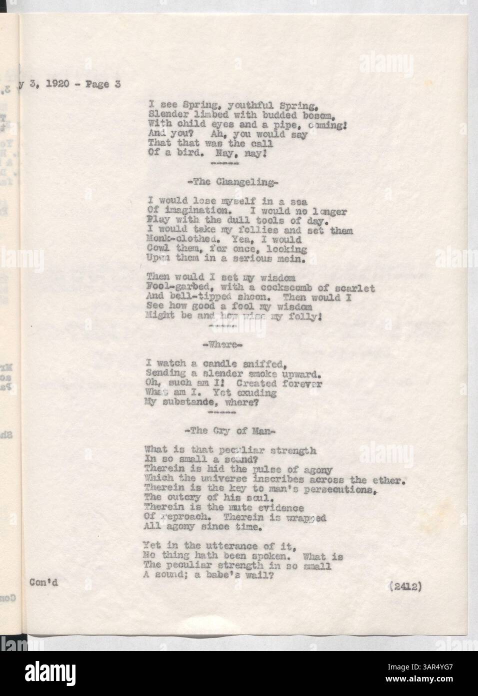 Volume 13 of the Patience Worth transcripts, dated from April 30 to ...