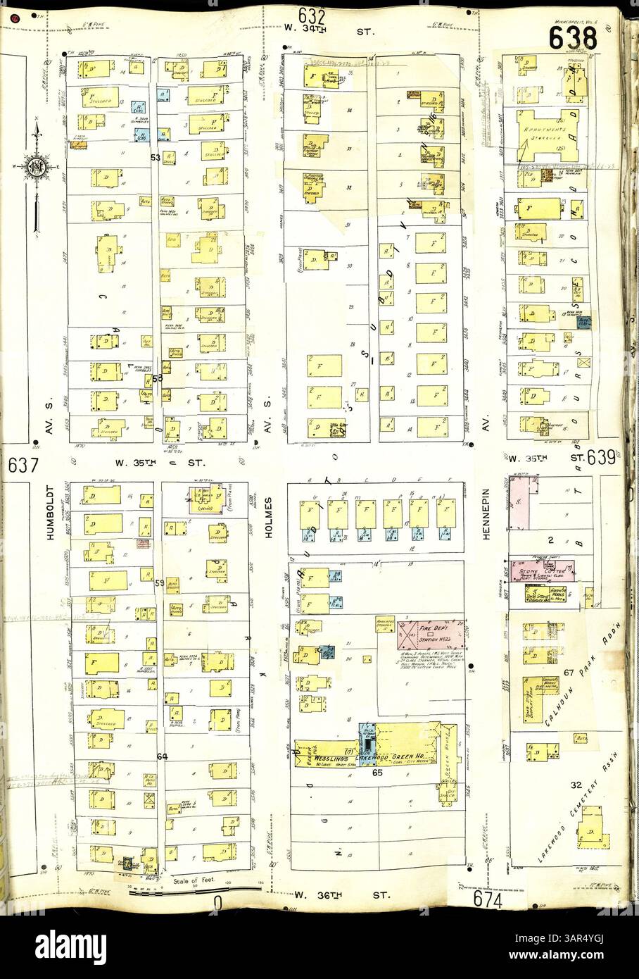 This set of Sanborn Insurance Maps offers detailed views of Minneapolis ...