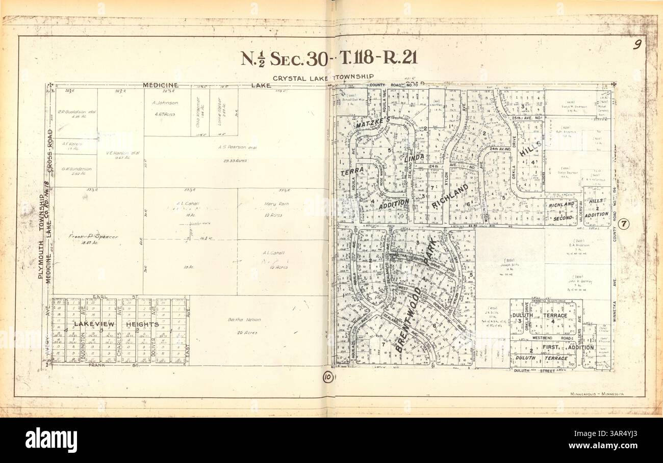 This Atlas contains a complete set of plat maps for Golden Valley ...