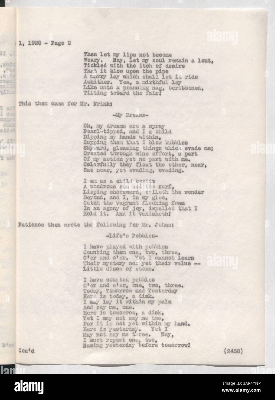 This volume of the Patience Worth transcripts, spanning from April 30 ...