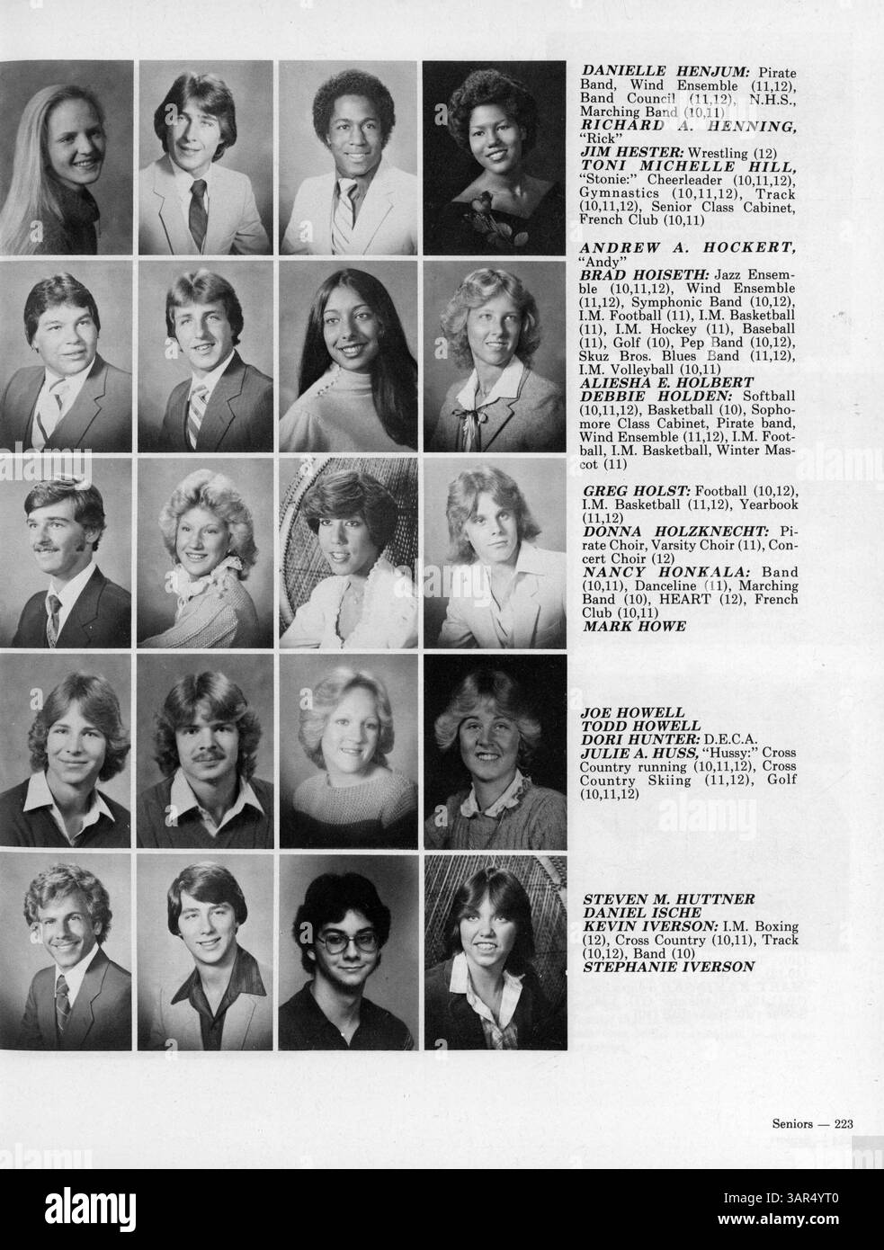 The 1982 'Pirate Treasures' yearbook from Park Center High School ...