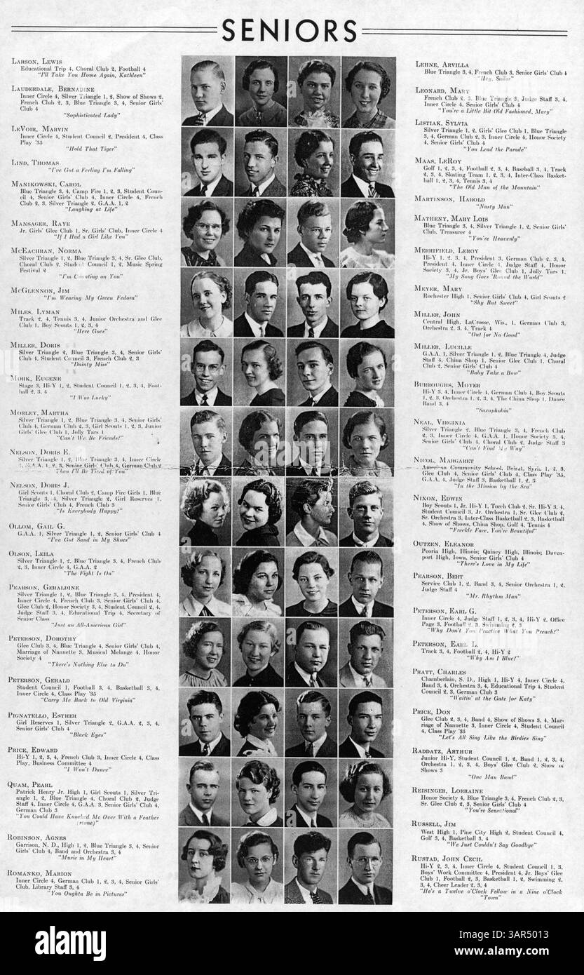 The Judge yearbook from Marshall High School (May 24, 1935) records ...
