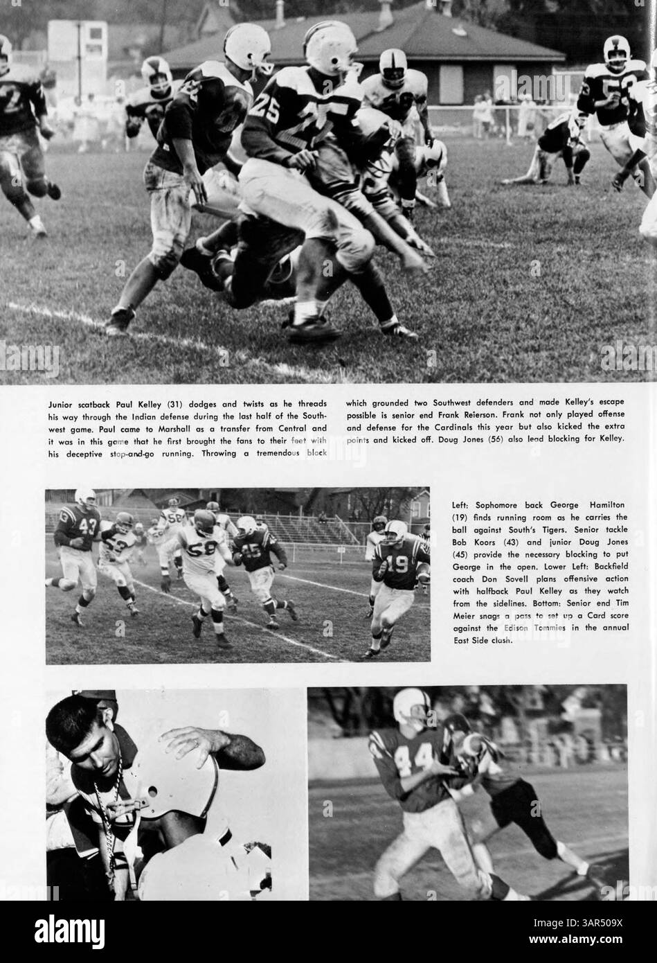 The 1961 Cardinal Yearbook documents Marshall High School's students, teachers, athletic teams ...