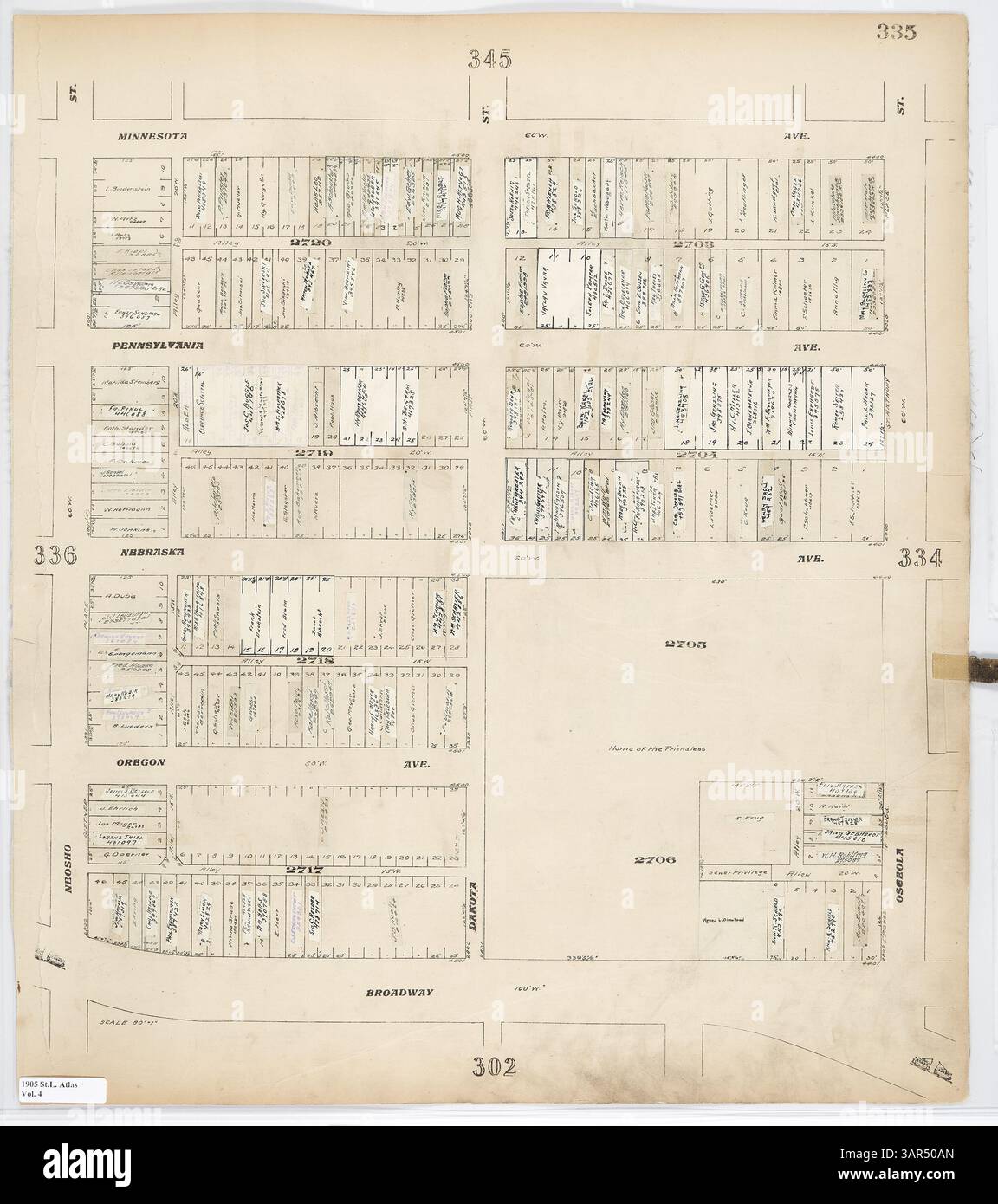The Atlas of the City of St. Louis, Volume 4, contains detailed maps of ...