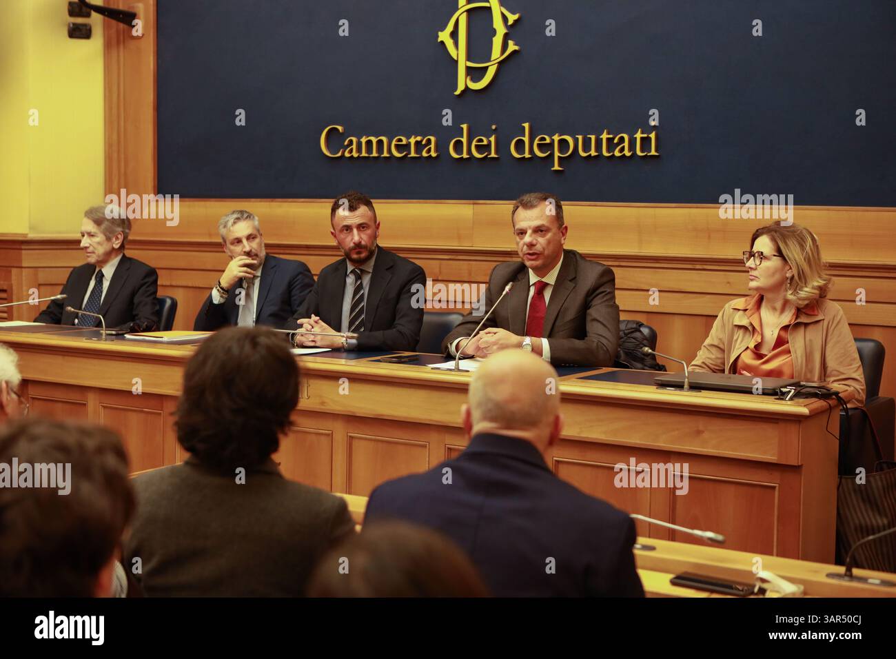 Emanuele Pozzuolo MP, Senator Giulio Maria Terzi, Senator Cisella ...