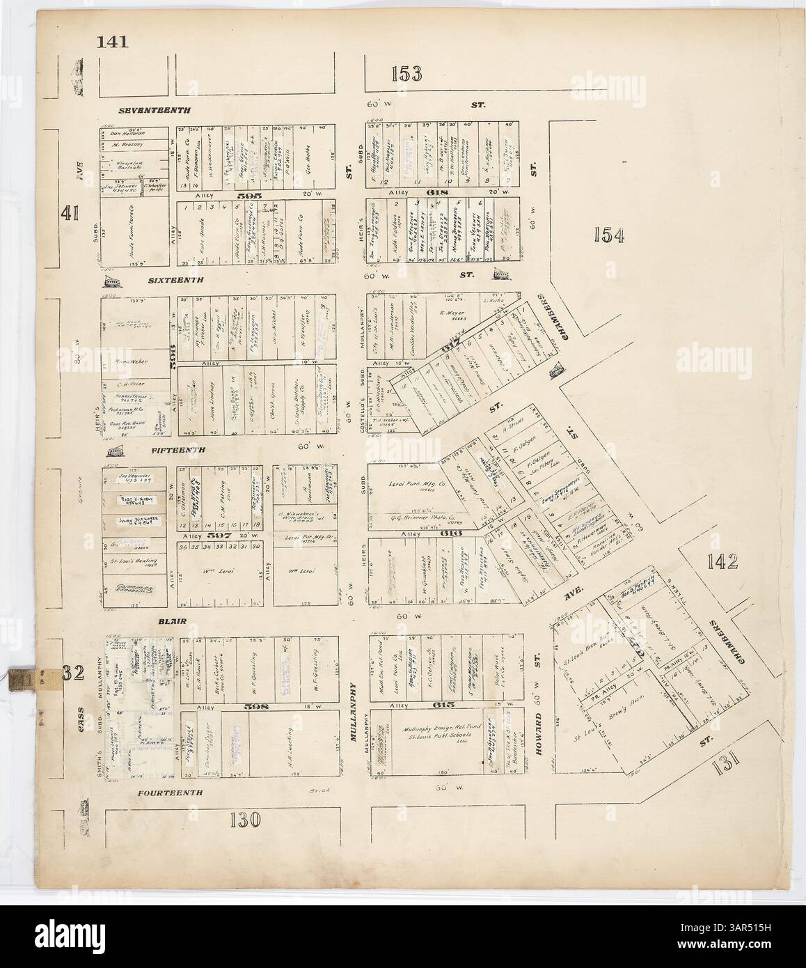 This volume of the Atlas of St. Louis covers areas 106-197, offering ...
