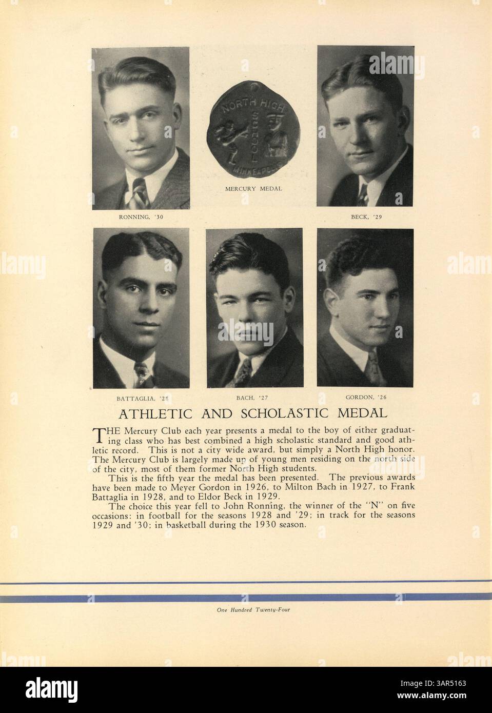 The 1930 North High Yearbook, titled Polaris, captures key moments of ...
