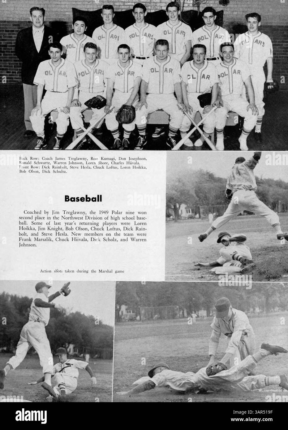 This 1950 Polaris yearbook from North High School documents key school ...
