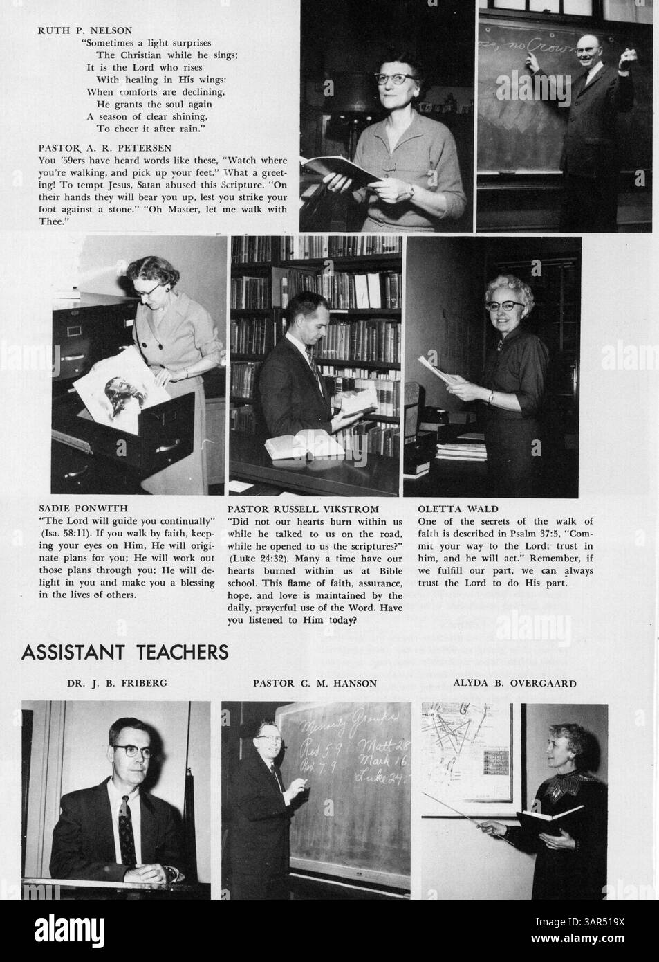 This 1959 yearbook from the Lutheran Bible Institute documents the ...