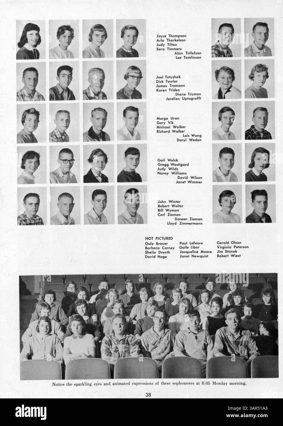 The 1957 'Voyageur' yearbook captures the high school experience of ...