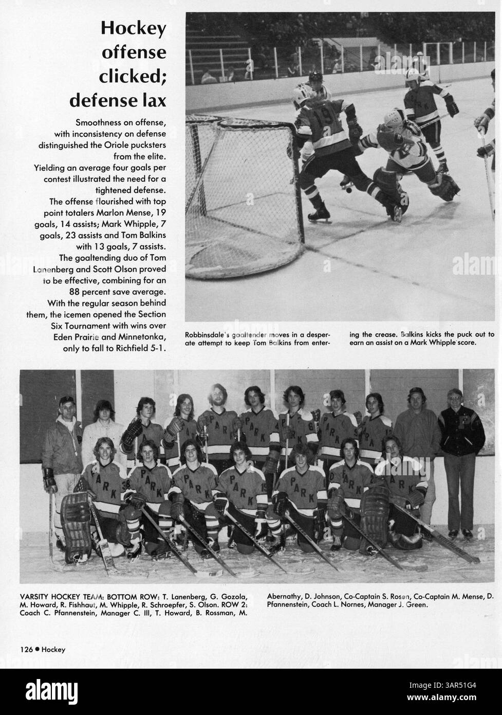 The 1976 St. Louis Park Yearbook, Echowan, highlights the key events ...