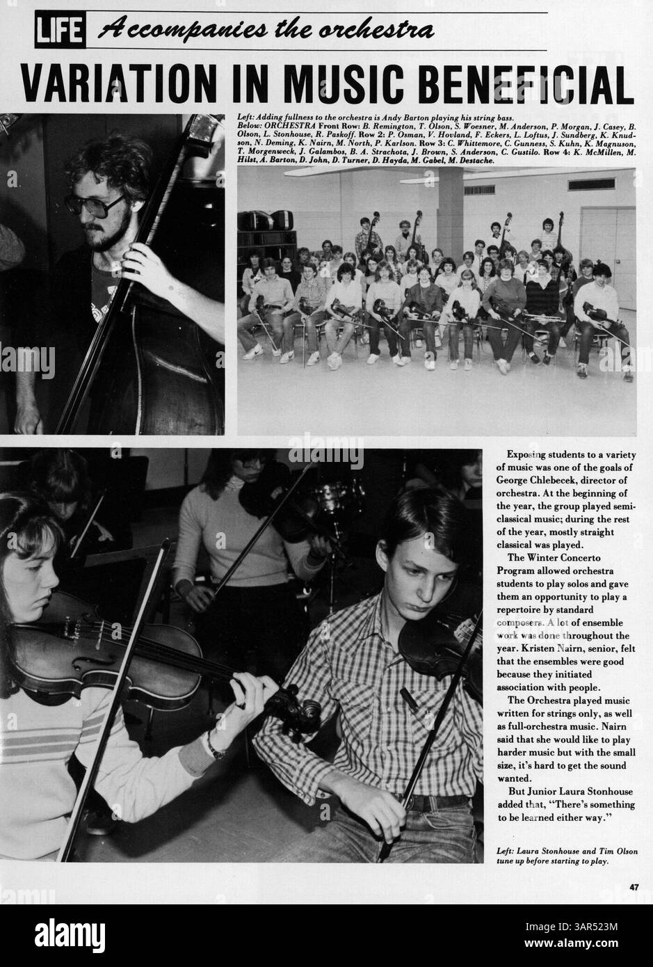 This 1983 'Echowan' yearbook from St. Louis Park High School features ...