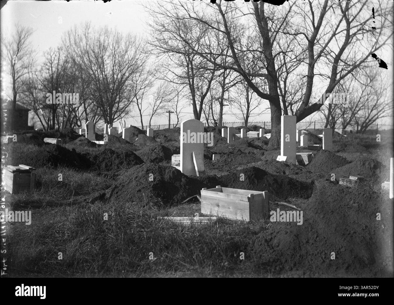 The project to remove graves from the Old Cemetery at Fort Snelling ...