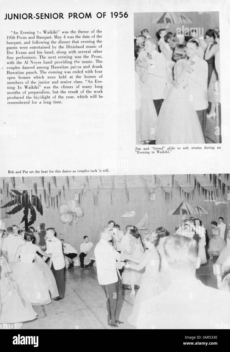 The 'Voyageur' yearbook for 1957 highlights the students, faculty ...