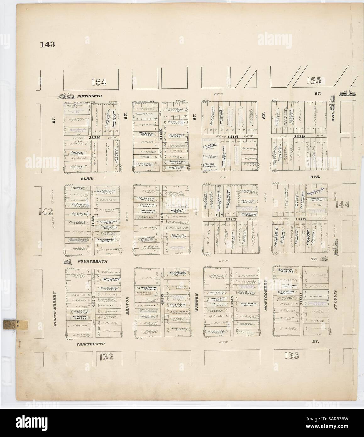 This volume of the Atlas of St. Louis covers areas 106-197, offering ...