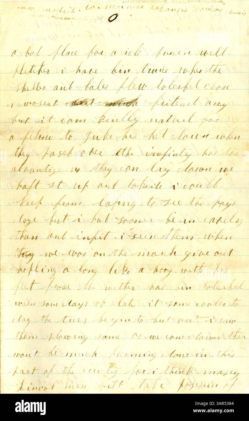 This letter, dated March 16, 1862, from W. H. Dennis to his brother ...