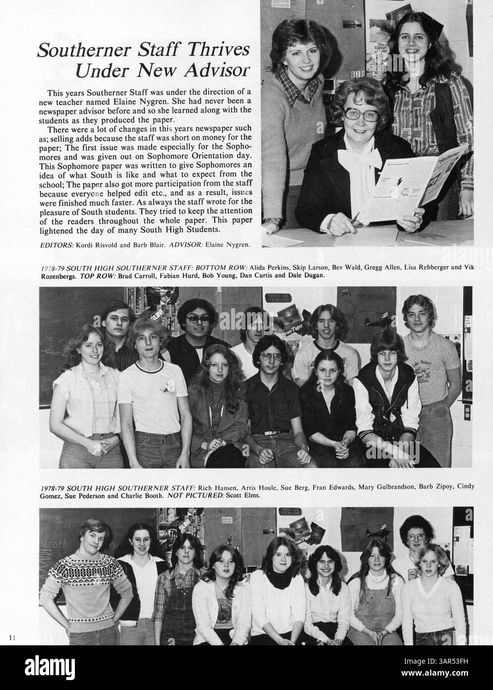 This 1979 South High School yearbook, Tiger, highlights the academic ...