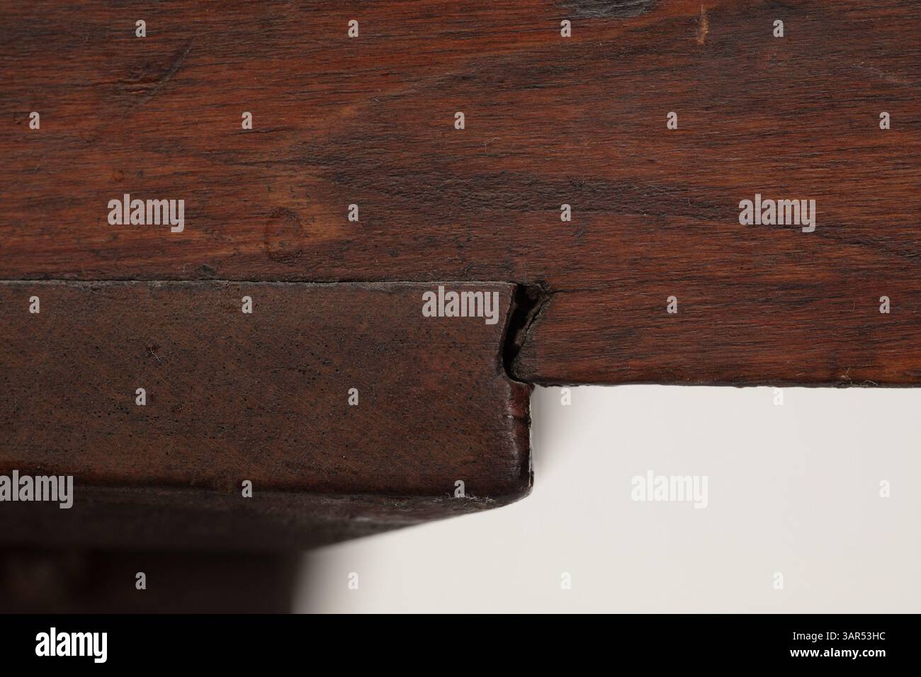 A German Alpine style side chair with walnut construction, featuring ...