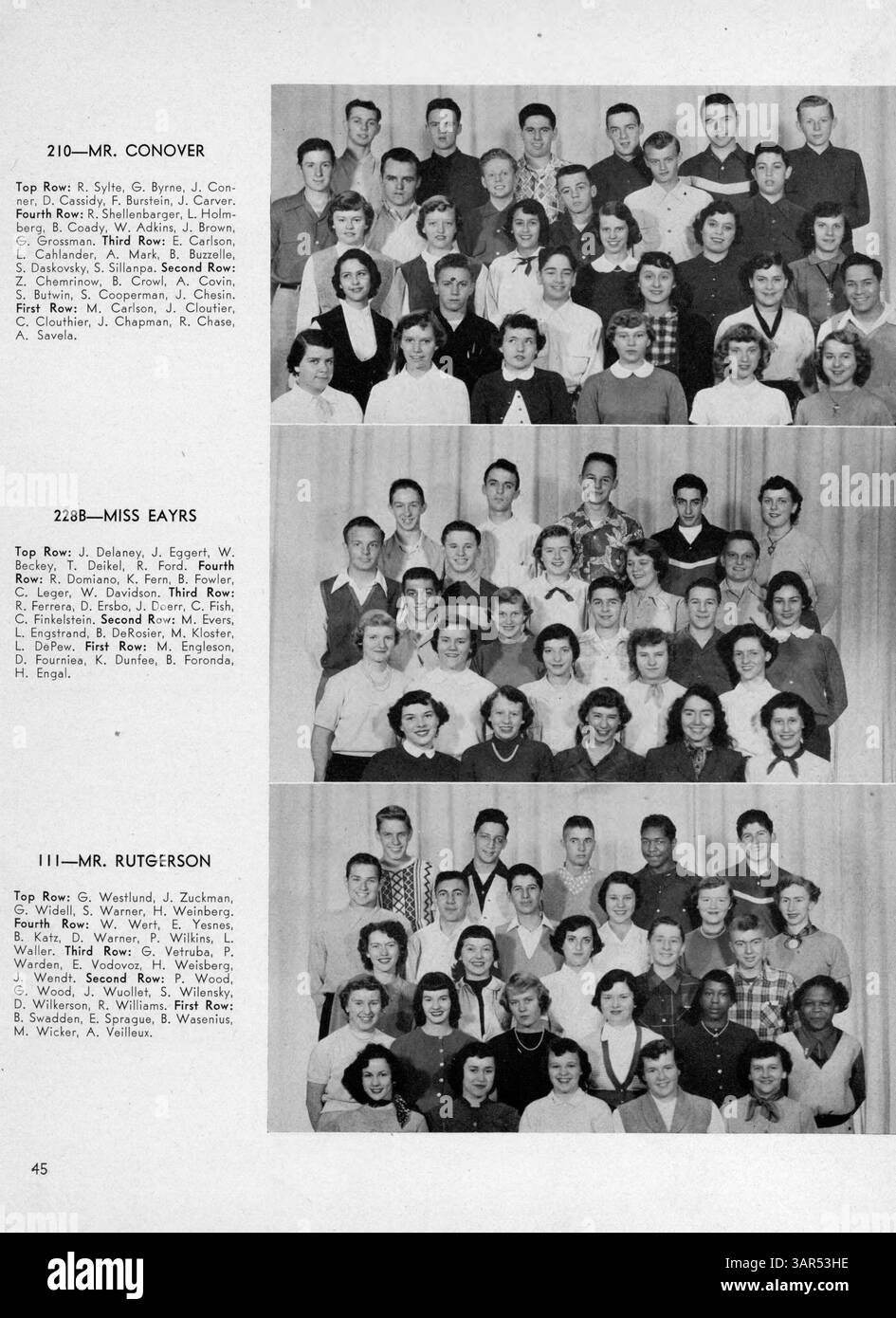 The 1952 Polaris yearbook from North High School showcases the students ...