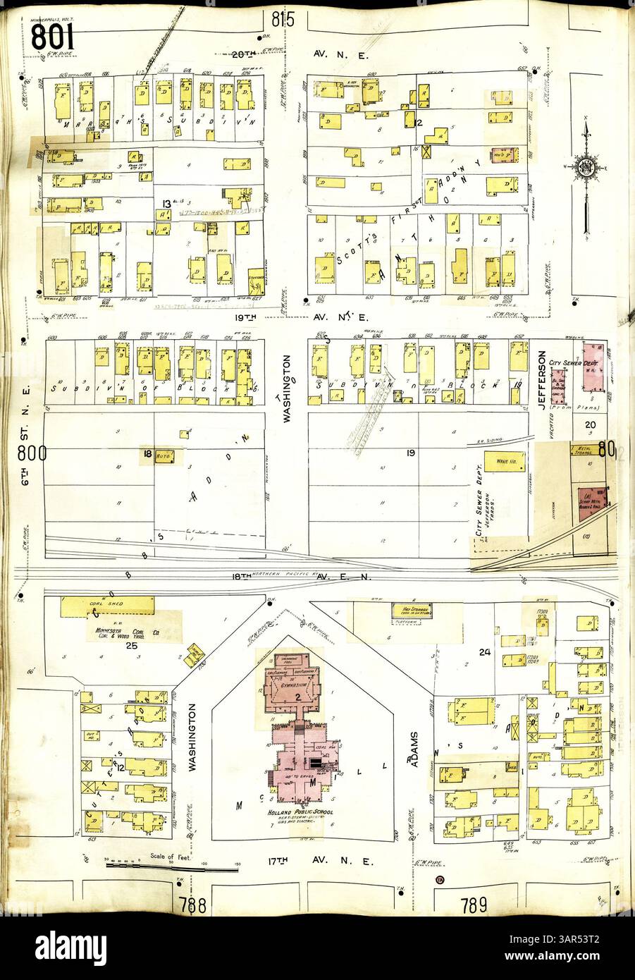 Sanborn Insurance Maps Volume 7 offers insight into the construction ...