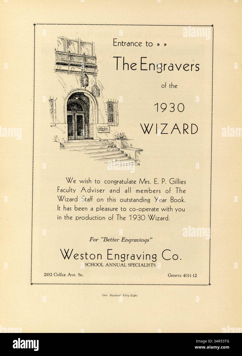 The 1929-1930 Edison High School yearbook chronicles the school year's ...