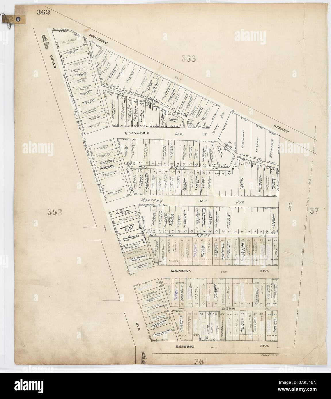 Volume 4 of the Atlas of the City of St. Louis, covering pages 295-422 ...