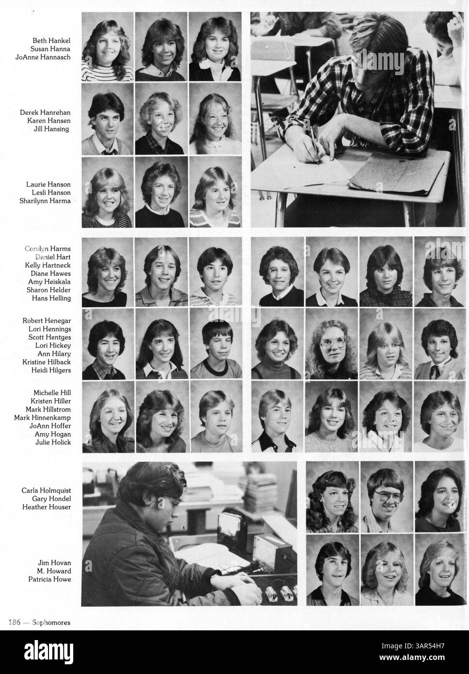 Cooper High School’s 1983 yearbook, 'Talons,' provides a visual record ...