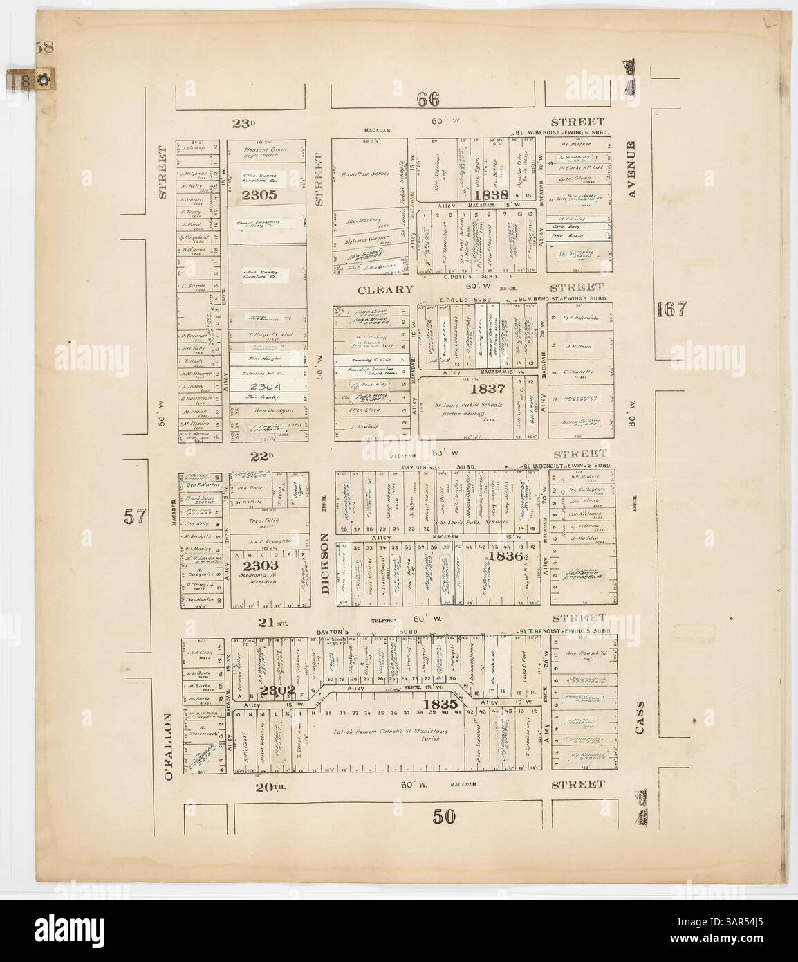 The first volume of the Atlas of St. Louis includes detailed maps of ...
