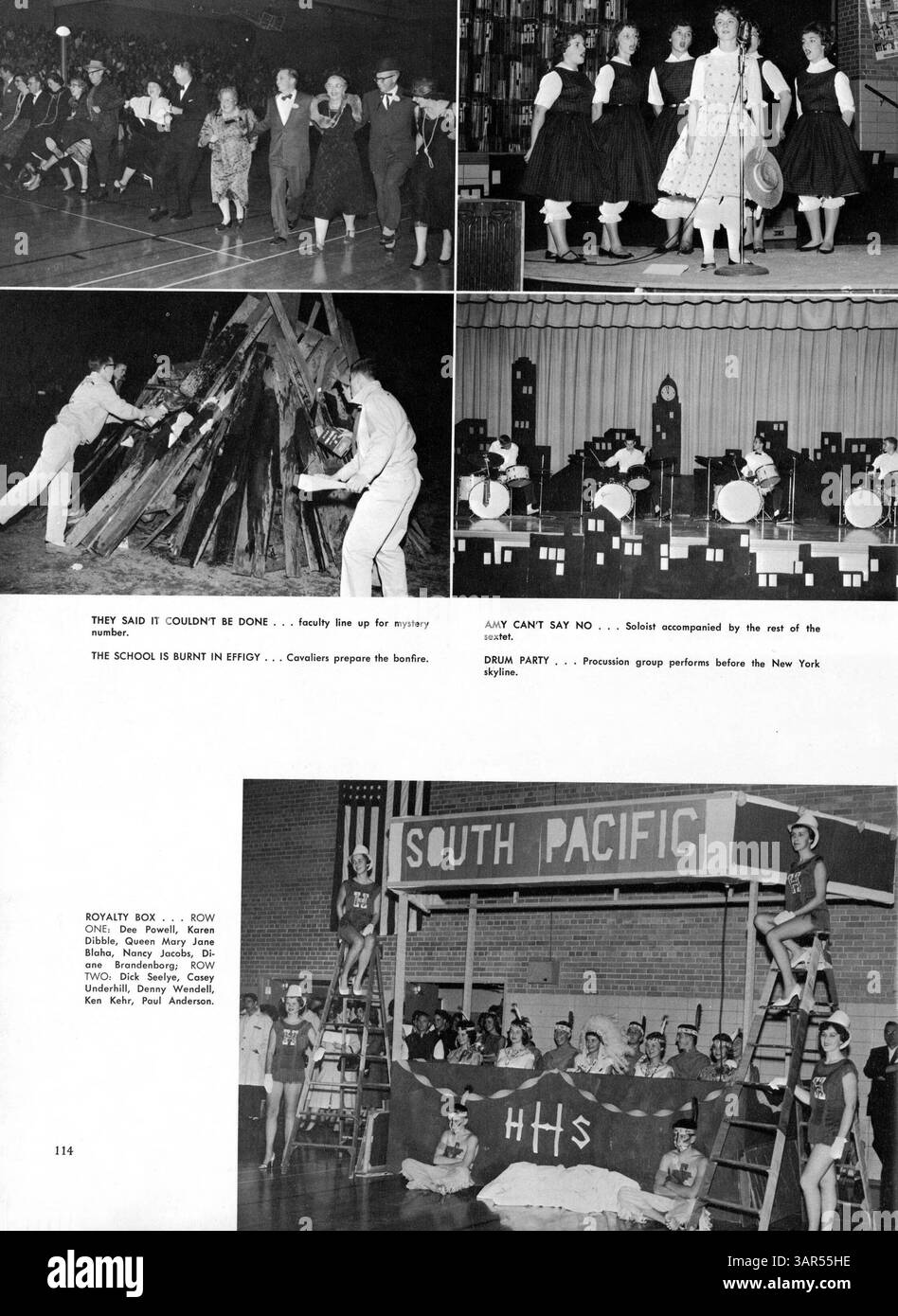 The 1960 'Warrior' yearbook documents student achievements, athletic ...