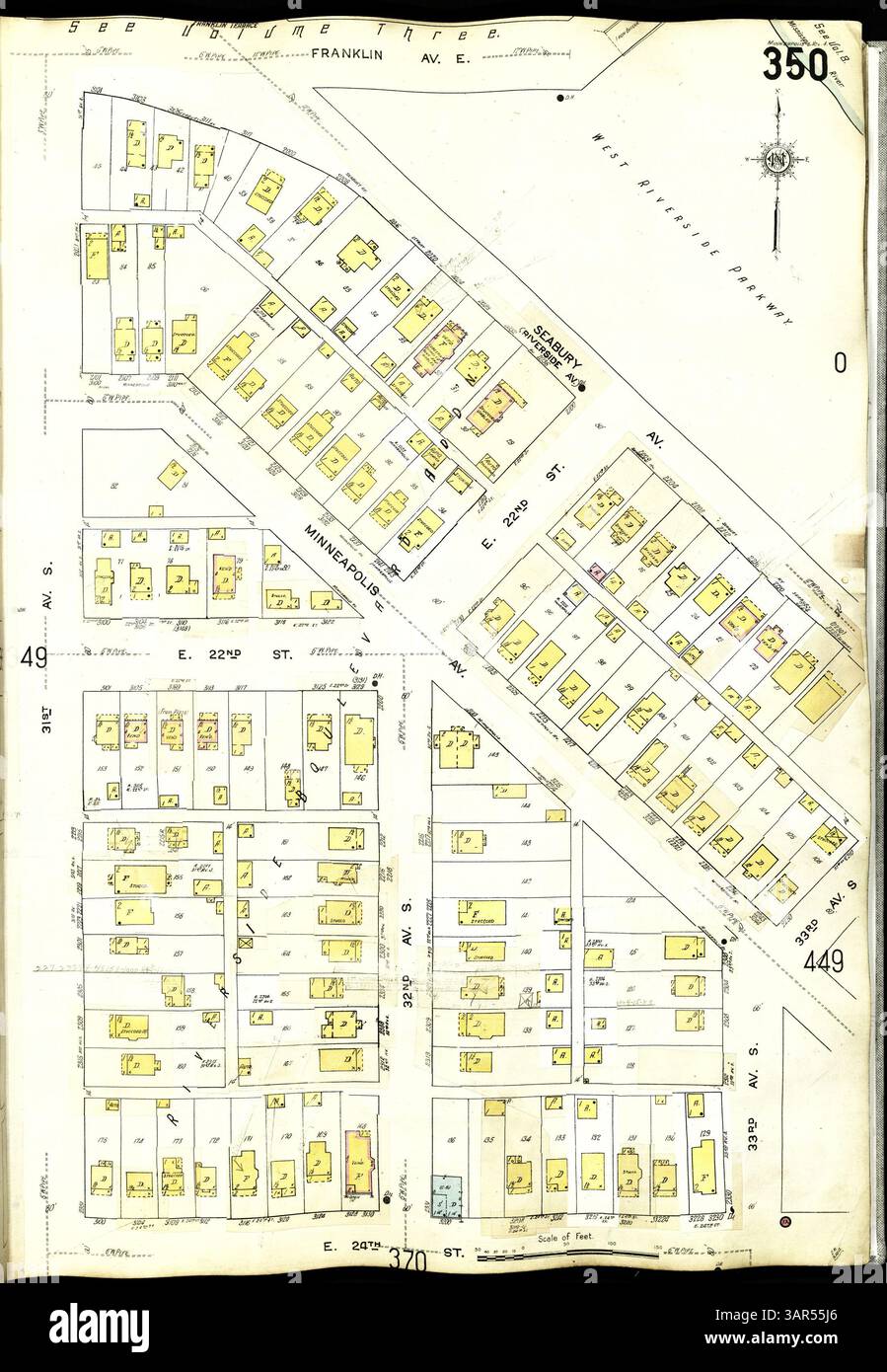 This volume of the Sanborn Insurance Maps covers Minneapolis from 1912 ...