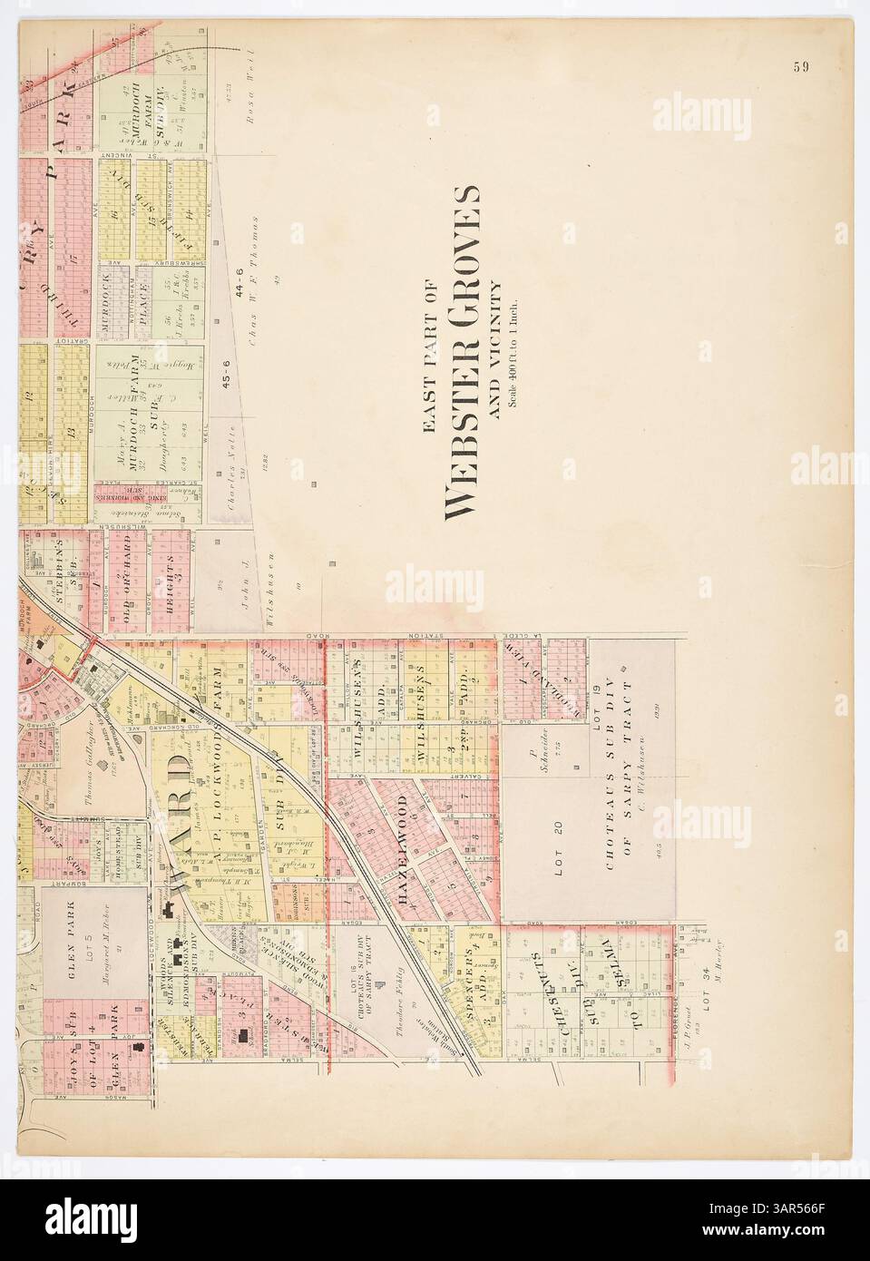 This plat book provides a detailed map of the eastern part of Webster ...