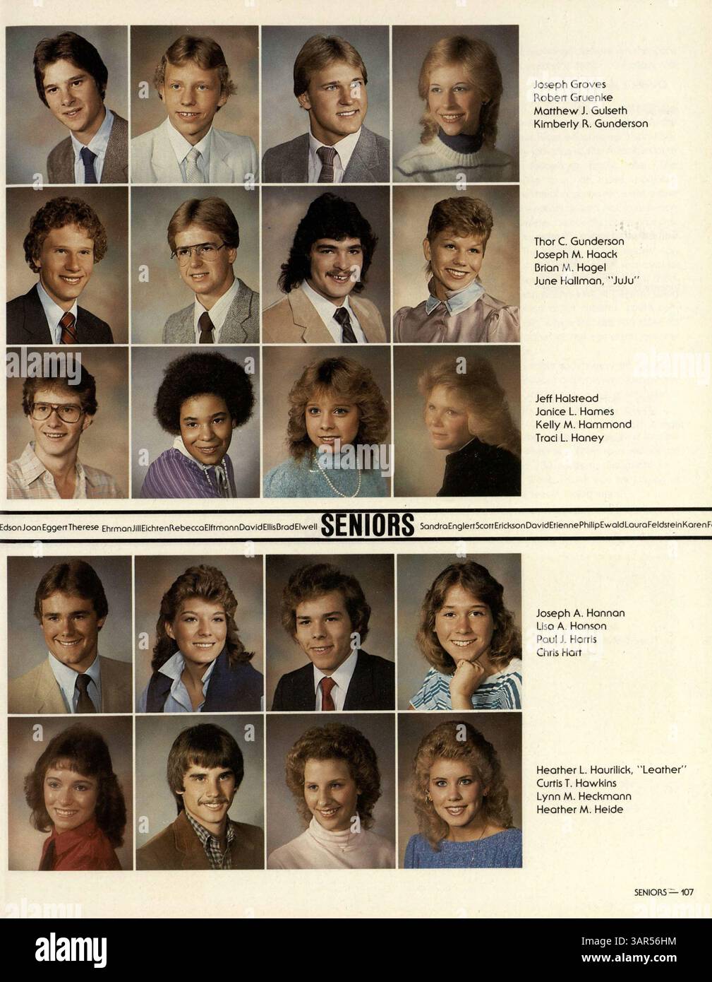 The 1984 'Signs of the Times' yearbook at Park Center High School ...