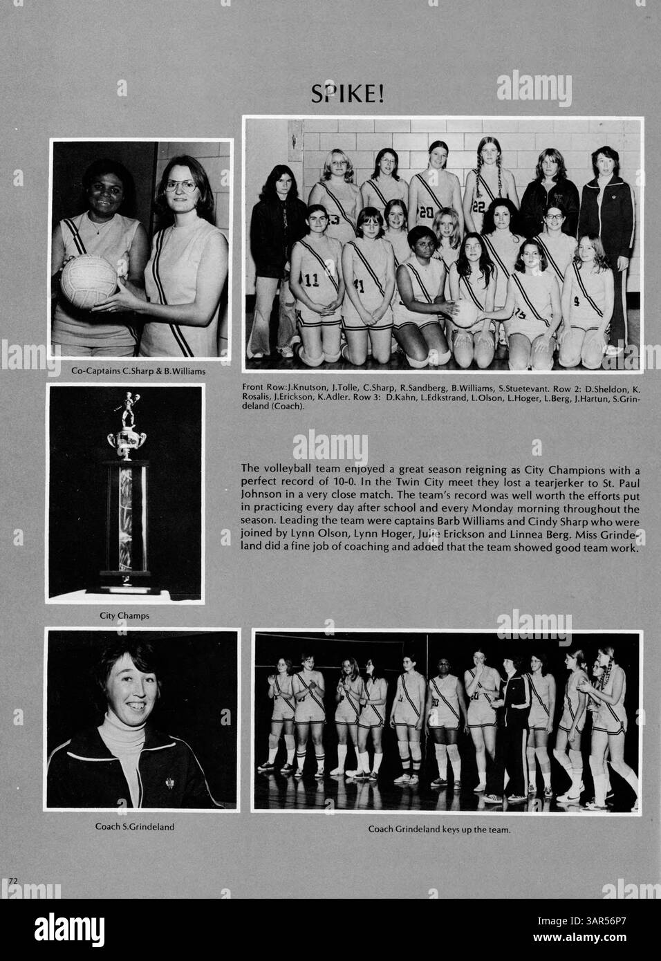 Yearbook records the highlights of the 1973 1974 school year hi-res stock photography and images ...