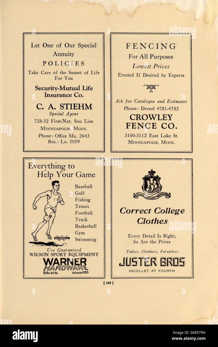 The 1928 'Sagamore' yearbook from Roosevelt High School documents the ...