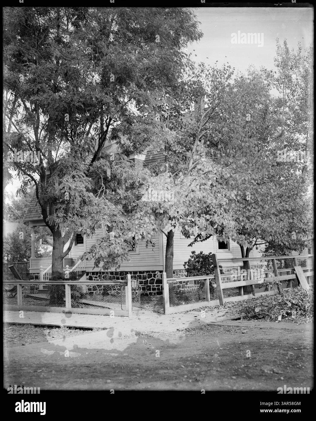 This photograph showcases the Moorhouse residence in Pendleton, Oregon ...