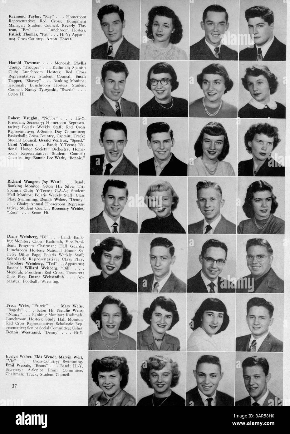 This 1950 yearbook from North High documents student life, teachers ...