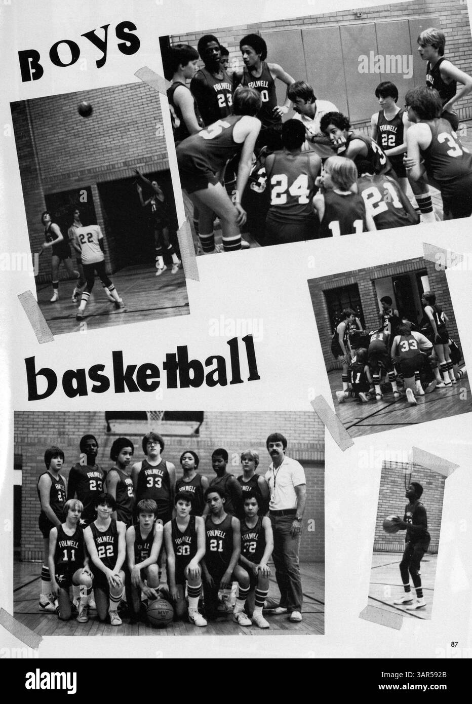 Documenting the highlights of the 1982 1983 school year hi-res stock ...