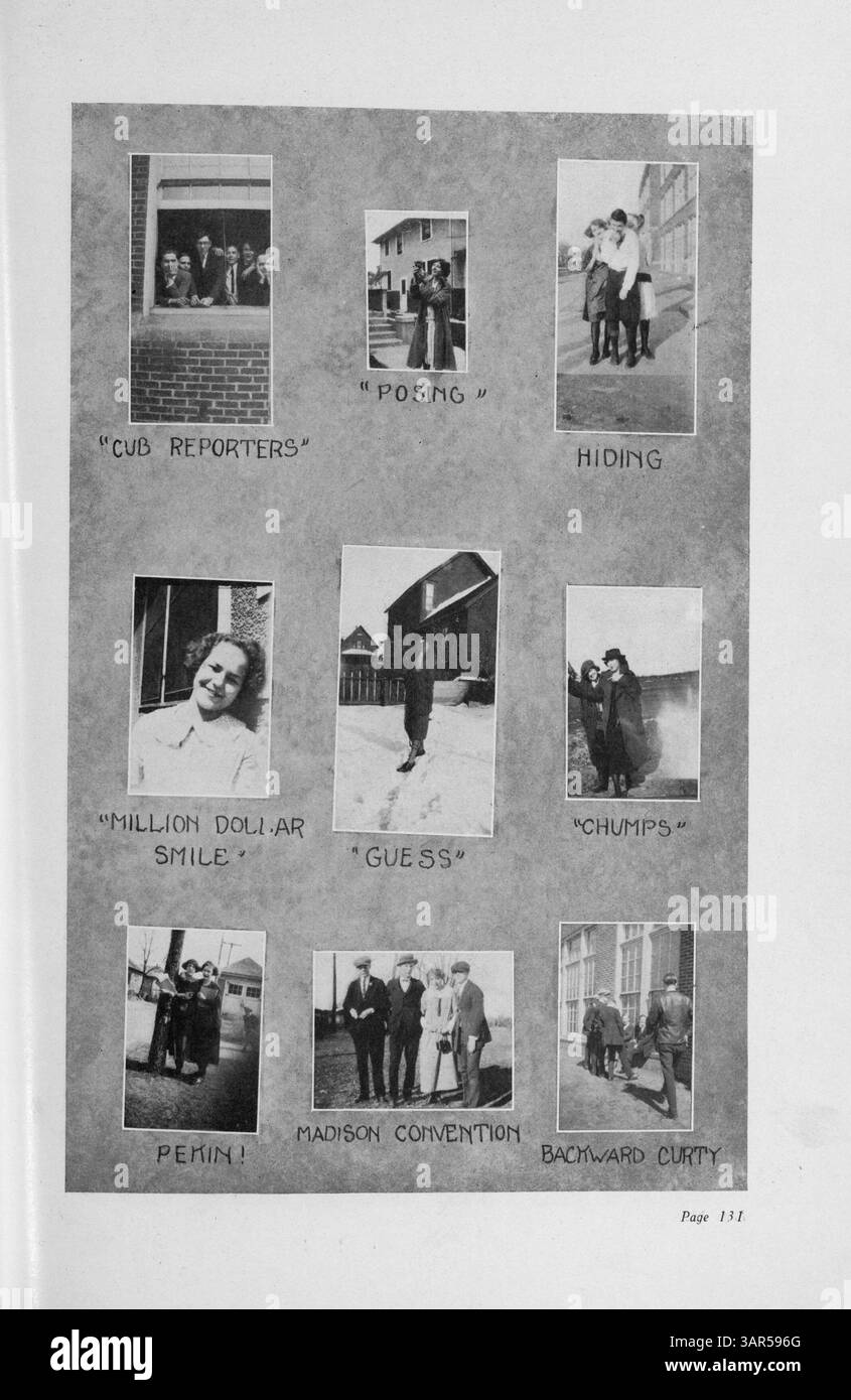 The 1924 Edison Yearbook, titled 'Wizard', documents the students ...